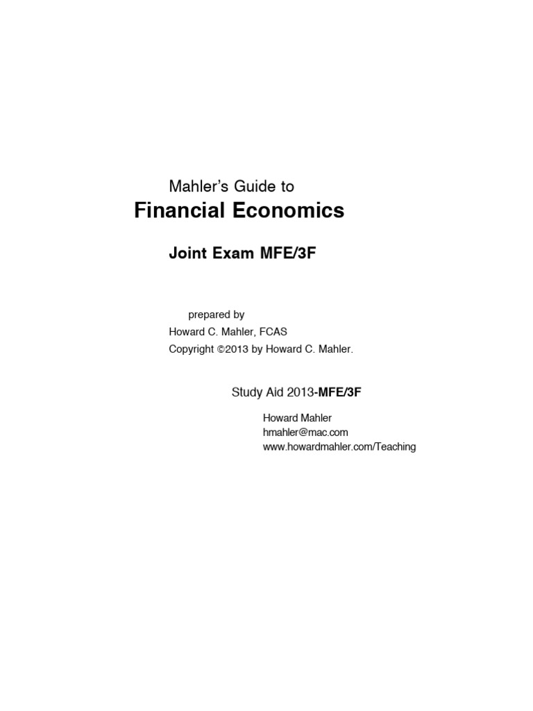 Mahler 3F MAH-13SSM-E Sample 12-10-12 | PDF | Option (Finance) | Black ...