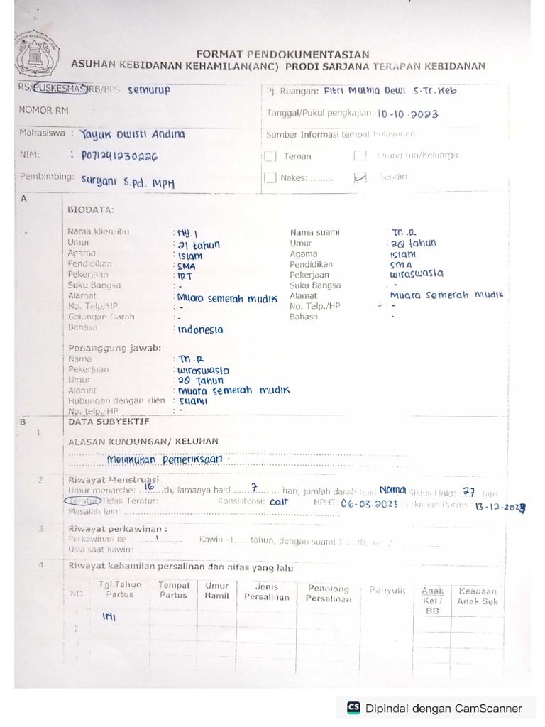 Askeb Anc TM 3 Yayuk Bu Suryani | PDF