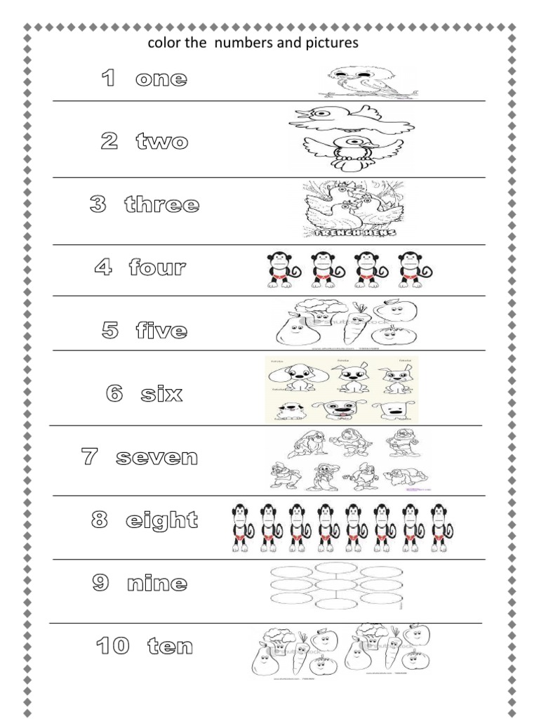 Color Numbers | PDF