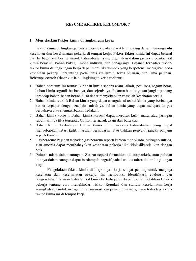 RESUME ARTIKEL KELOMPOK 7. | PDF
