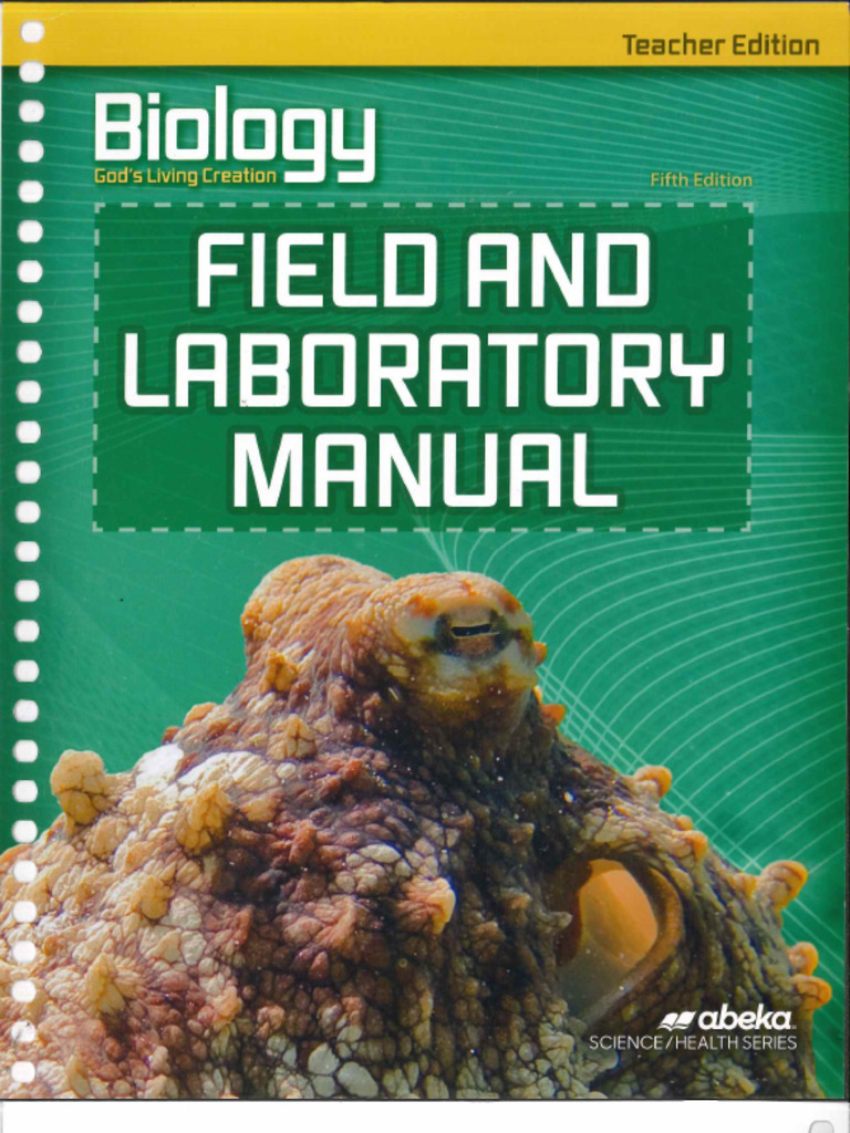 BIOLOGY FIELD AND LABORATORY MANUAL TEACHER | PDF