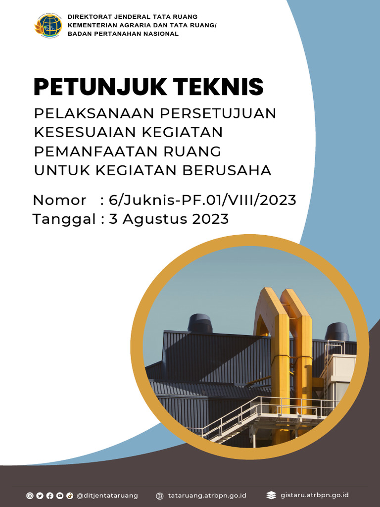 Petunjuk Teknis KKPR Kegiatan Berusaha | PDF | Komputer