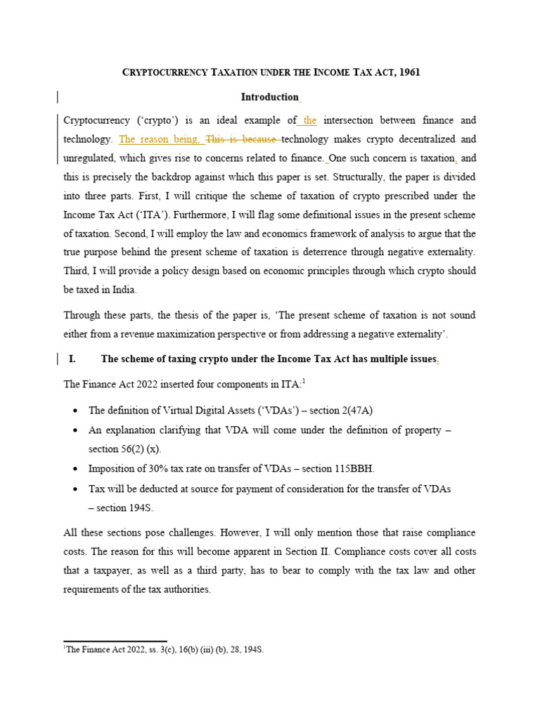 Junior Editor Task | PDF | Taxes | Cryptocurrency