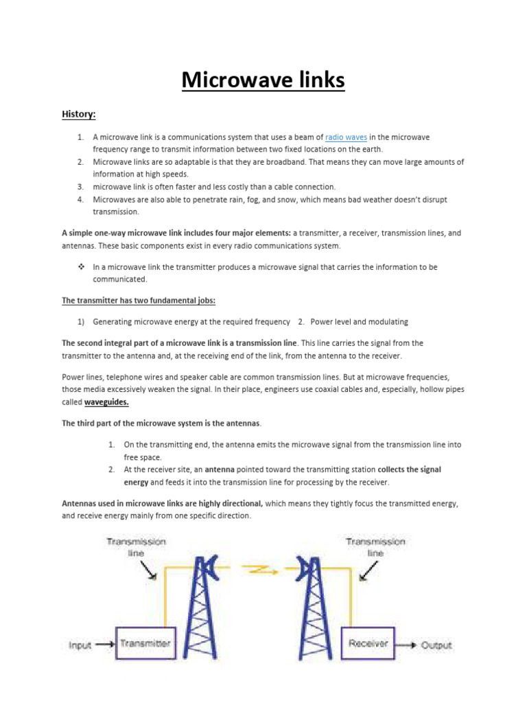 Microwave Links | PDF