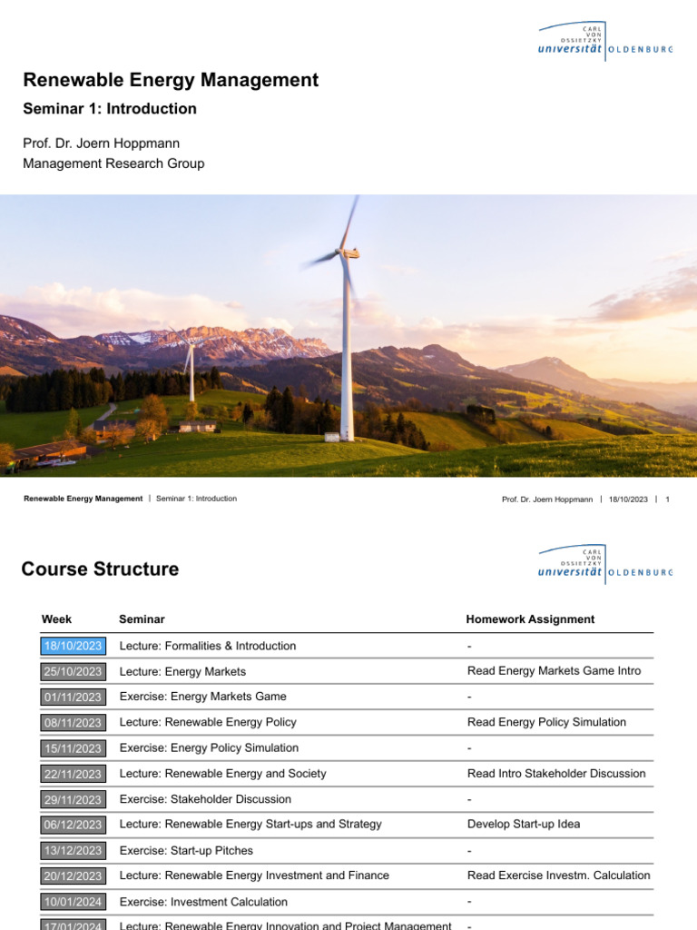 01 REM Introduction V8 | PDF | Engines | Renewable Energy
