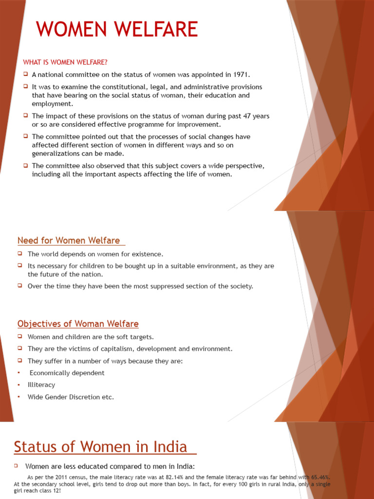 Women Welfare | PDF | Hiv/Aids | Child Abuse