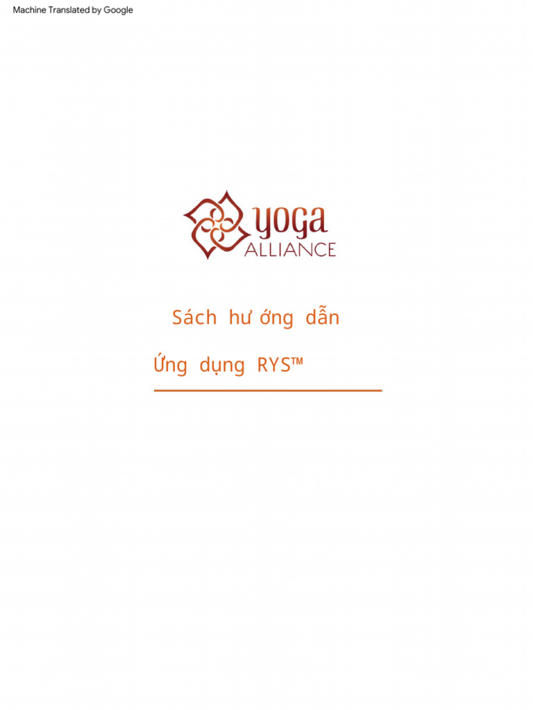 Guidebook To RYS Application | PDF