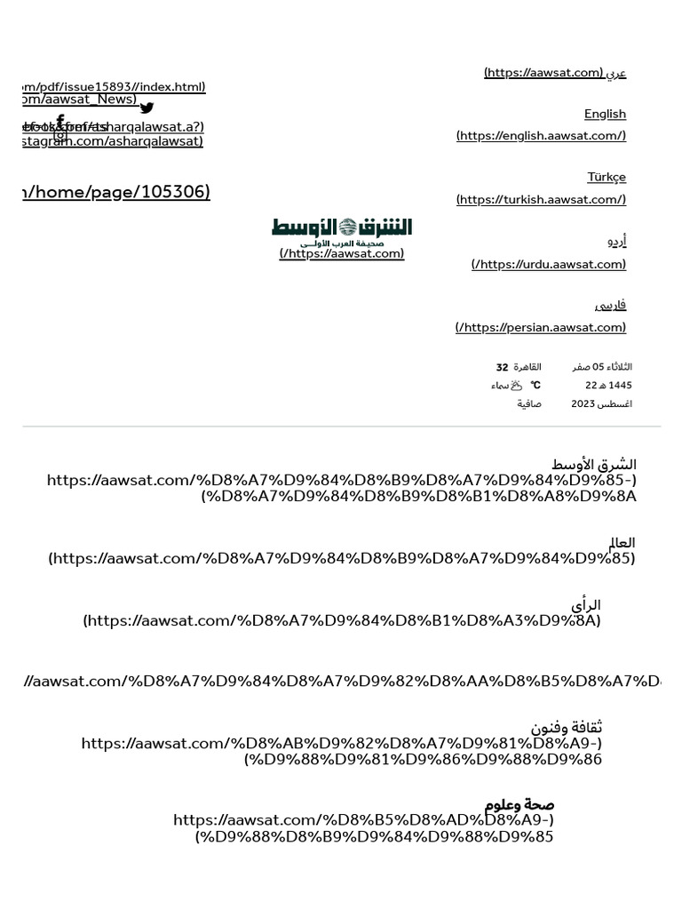 Aawsat - Article | PDF