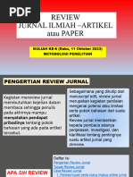 Template Review Jurnal | PDF