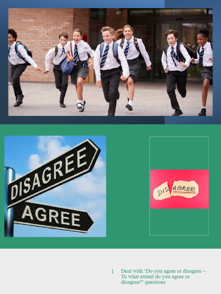 Task2 Agree Disagree-G | PDF | Teachers | Tobacco Smoking