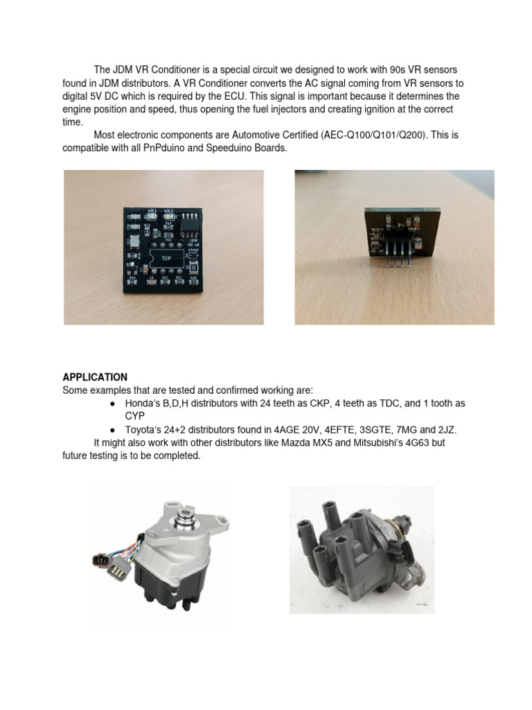 JDM VR Conditioner | PDF