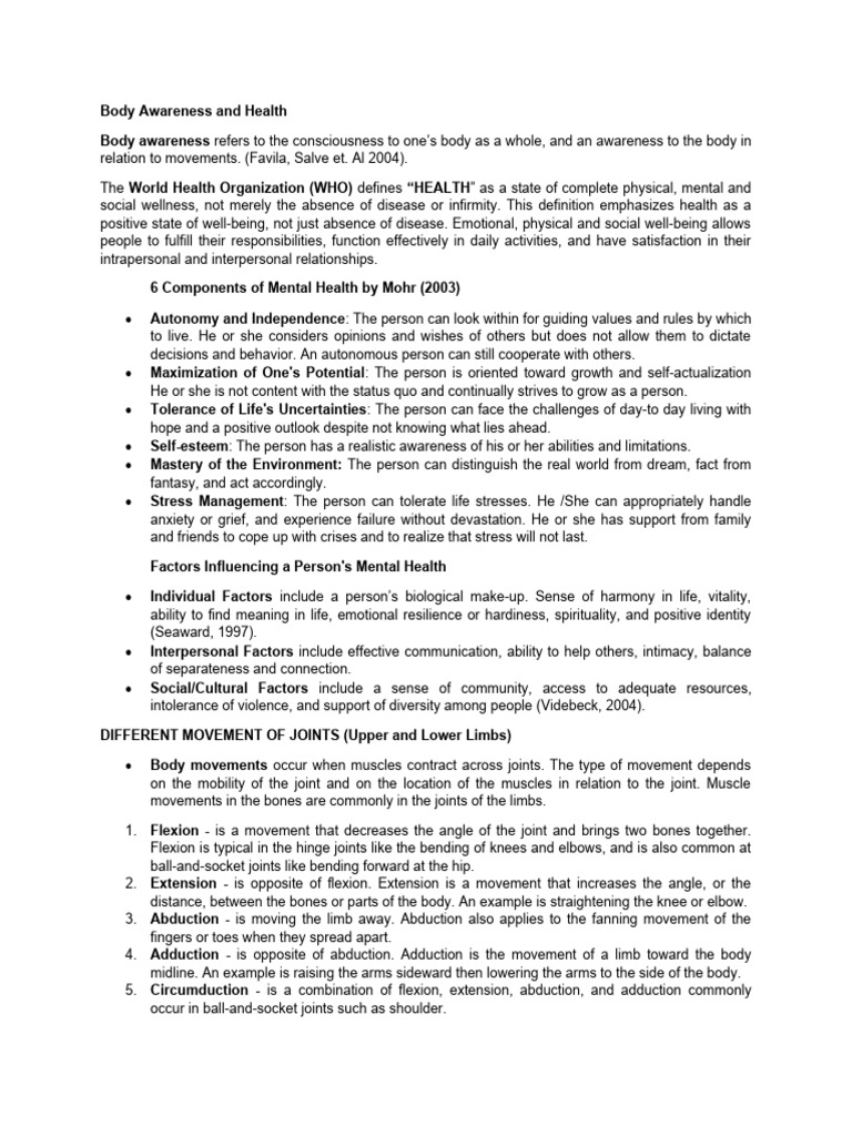 PE | PDF | Anatomical Terms Of Motion | Gymnastics