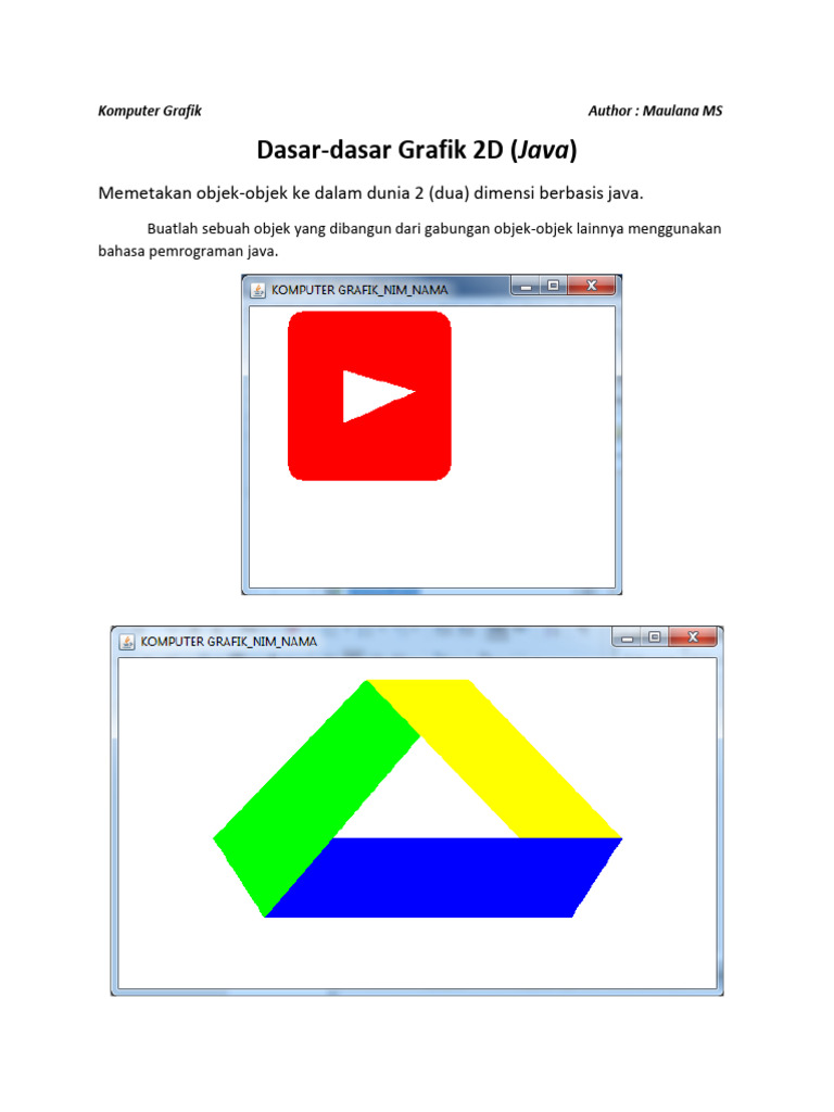 Dasar-dasar Grafik 2D (Geometri)_part3 | PDF