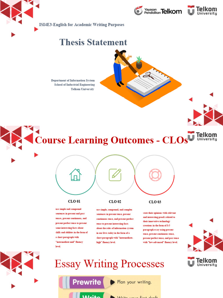 ISJ1K3 - ENGLISH II - Lecture Note 10 THESIS-LSK | PDF | Traffic | Traffic Light