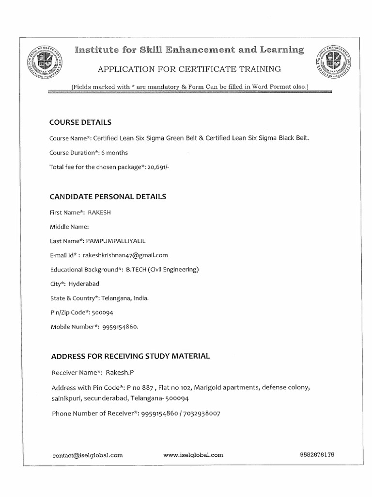 Application Iesl | PDF
