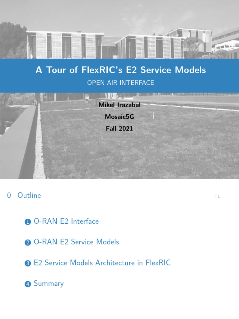 FlexRIC E2 Service Models Overview | PDF | Interface (Computing ...