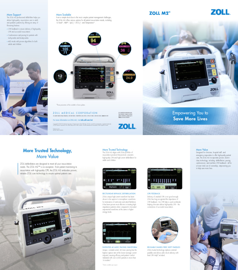 ZOLL-M2 Brochure | Download Free PDF | Cardiopulmonary Resuscitation ...