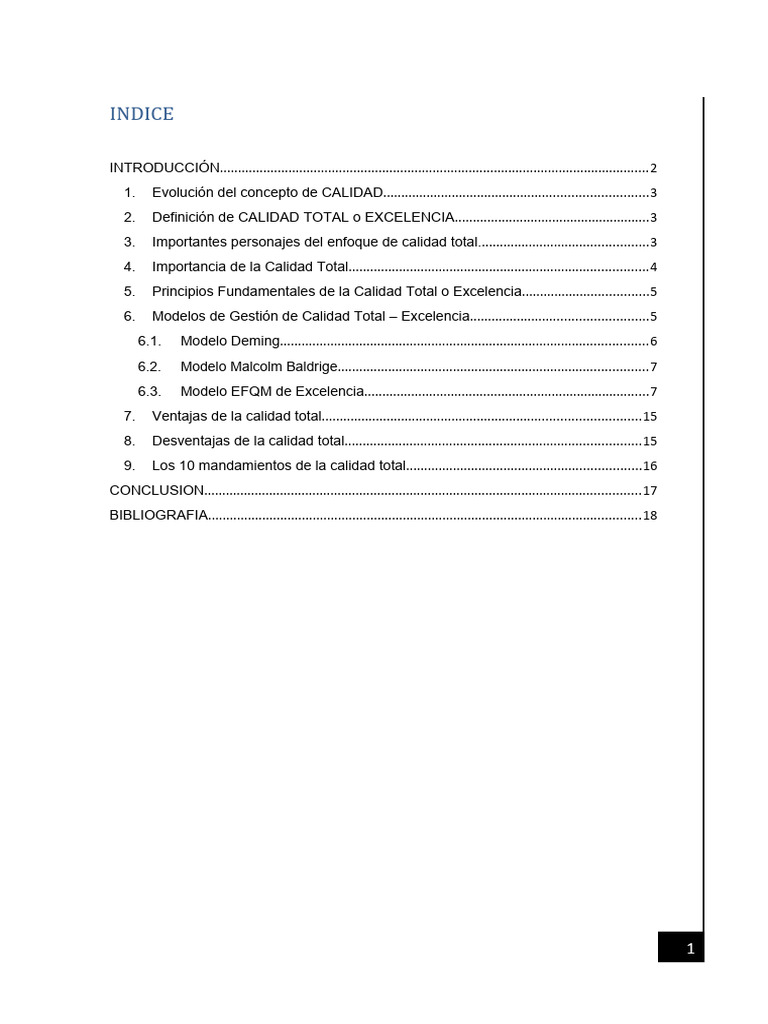 Informe Calidad Total | PDF | Calidad (comercial) | Grupo de enfoque