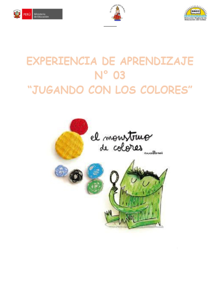 Experiencia de Aprendizaje N°03 | PDF | Las emociones | Aprendizaje