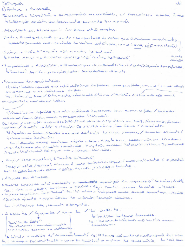 Resumo Português Dani | PDF