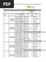 IPL 2023 Schedule and Match List PDF | PDF | Cricket | Cricket Competitions