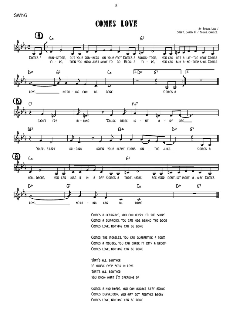Comes Love | PDF