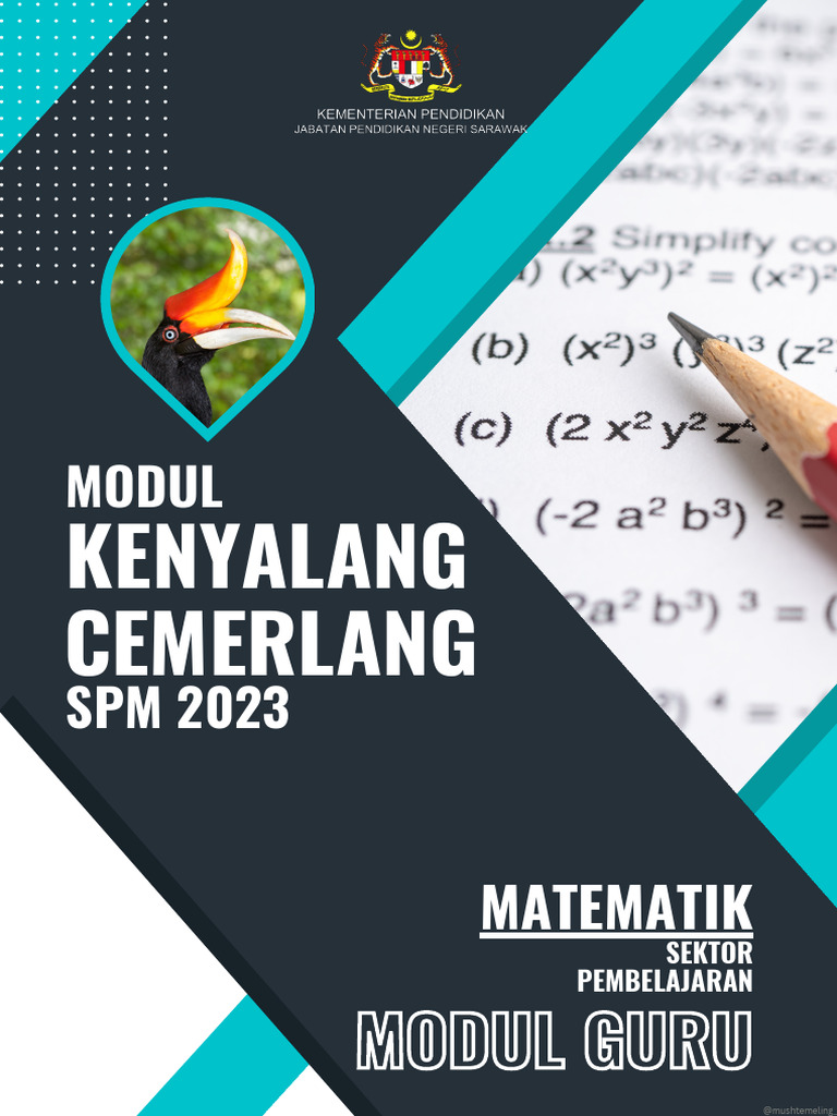 MKCSPM 2023 Matematik (Modul Guru) | PDF