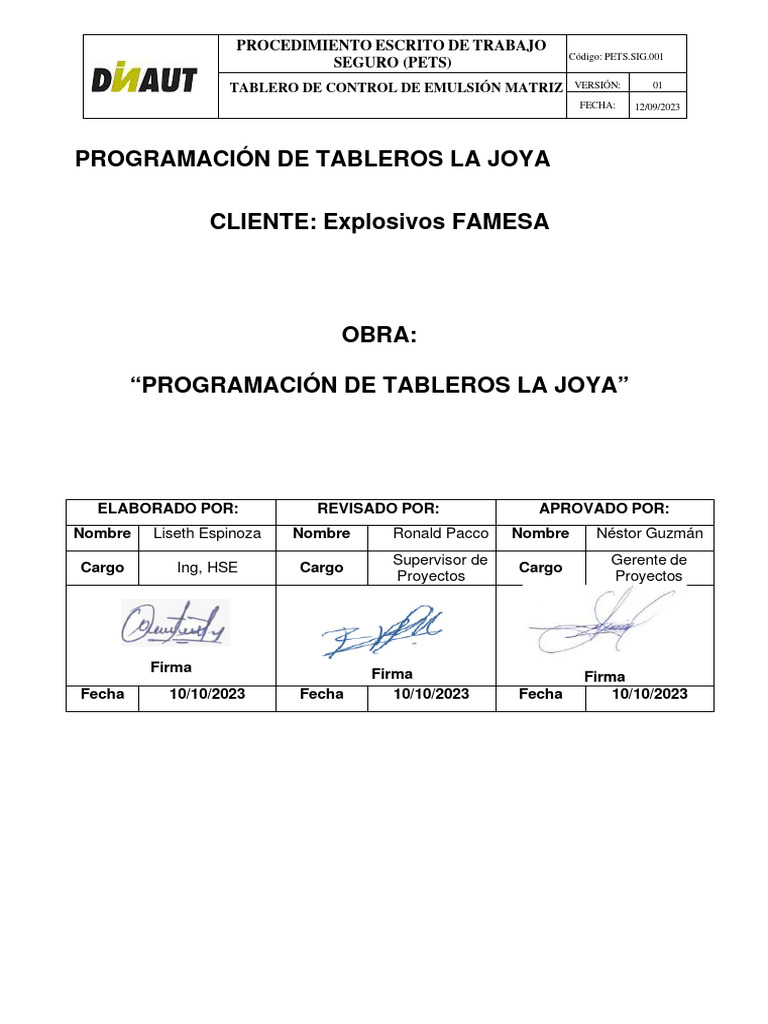 Pets - Famesa Ok | PDF | Informática | Ingenieria Eléctrica