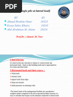 Soil Spring Constants for Bored Piles | PDF