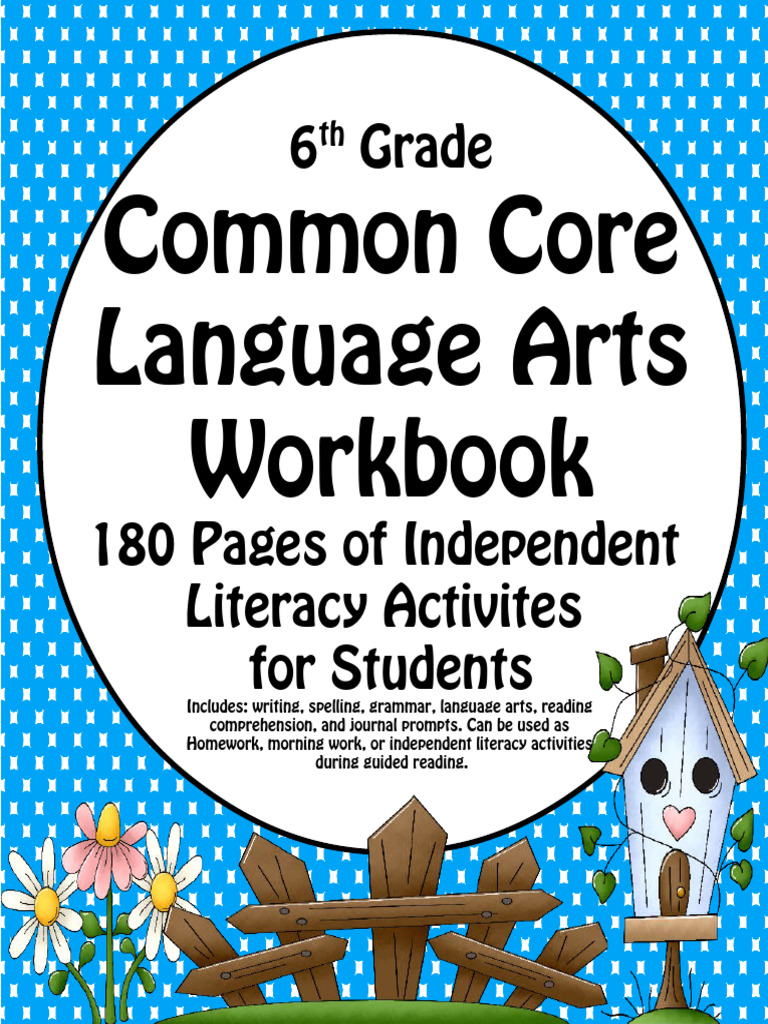 6th Grade Language Arts Workbook | PDF | Cyborg | Spelling