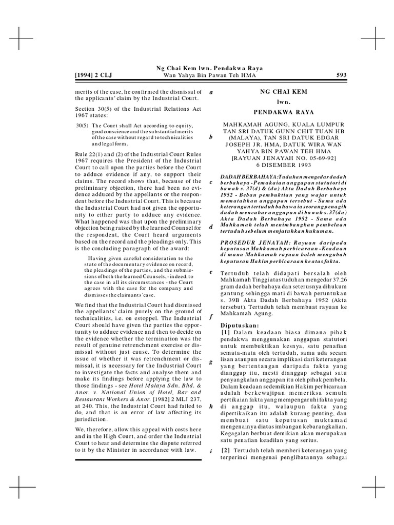 CLJ - 1994 - 2 - 593 - Own Consumption Sec 39B | PDF