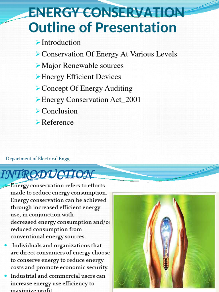 Unit 5 Energy Conservation | Download Free PDF | Energy Conservation ...