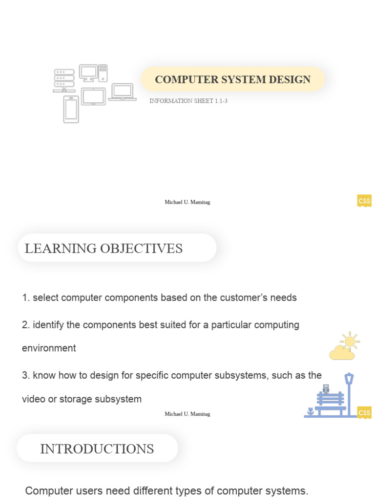 1.1-3 Computer System Design | Download Free PDF | Workstation ...