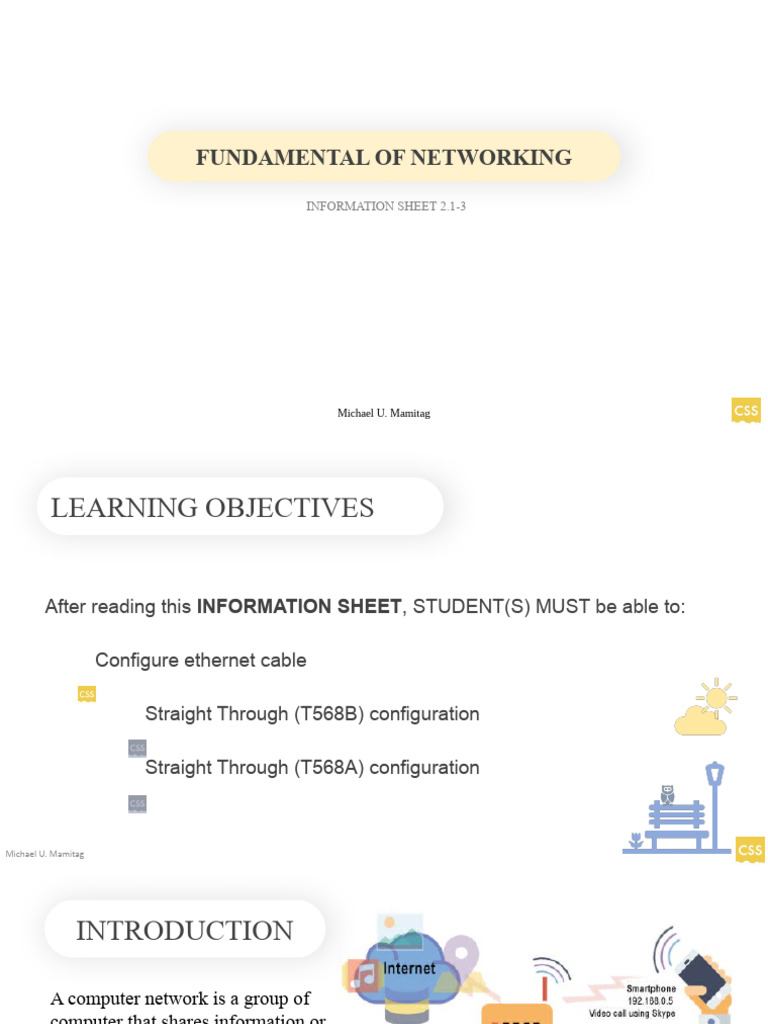 2.2-1 Fundamentals of Networking | PDF | Computer Network | Peer To Peer