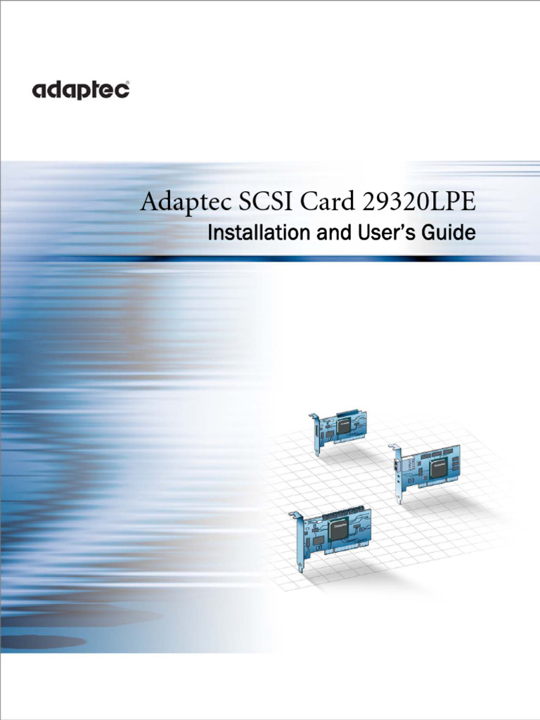 Scsi Installation and User Guide 02 07 | PDF | Computer Data | Computer ...