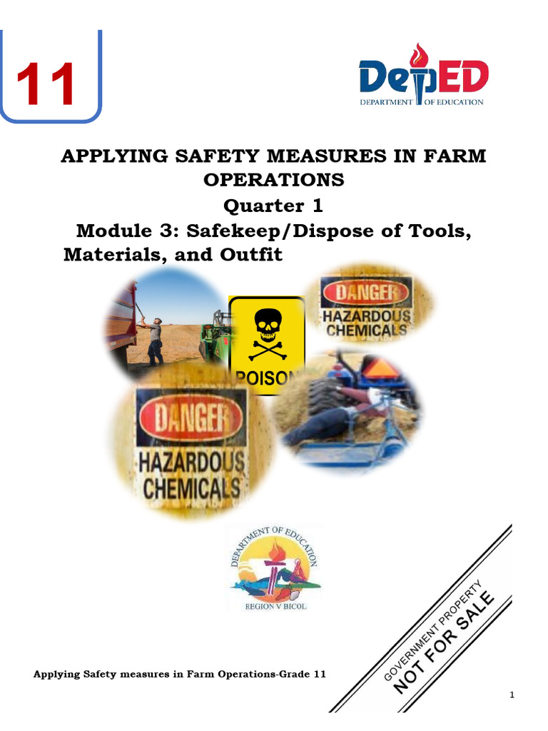 AgriCrops Production Module 3 Q1 | PDF | Waste | Waste Management