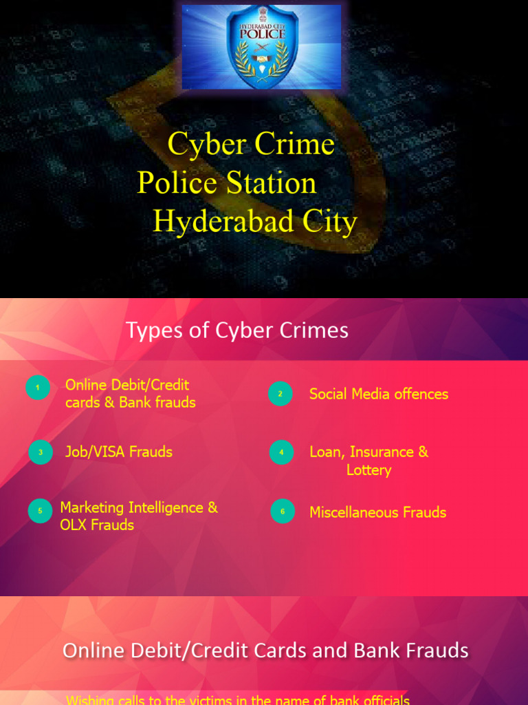 Cyber Crimes PPT Final | PDF