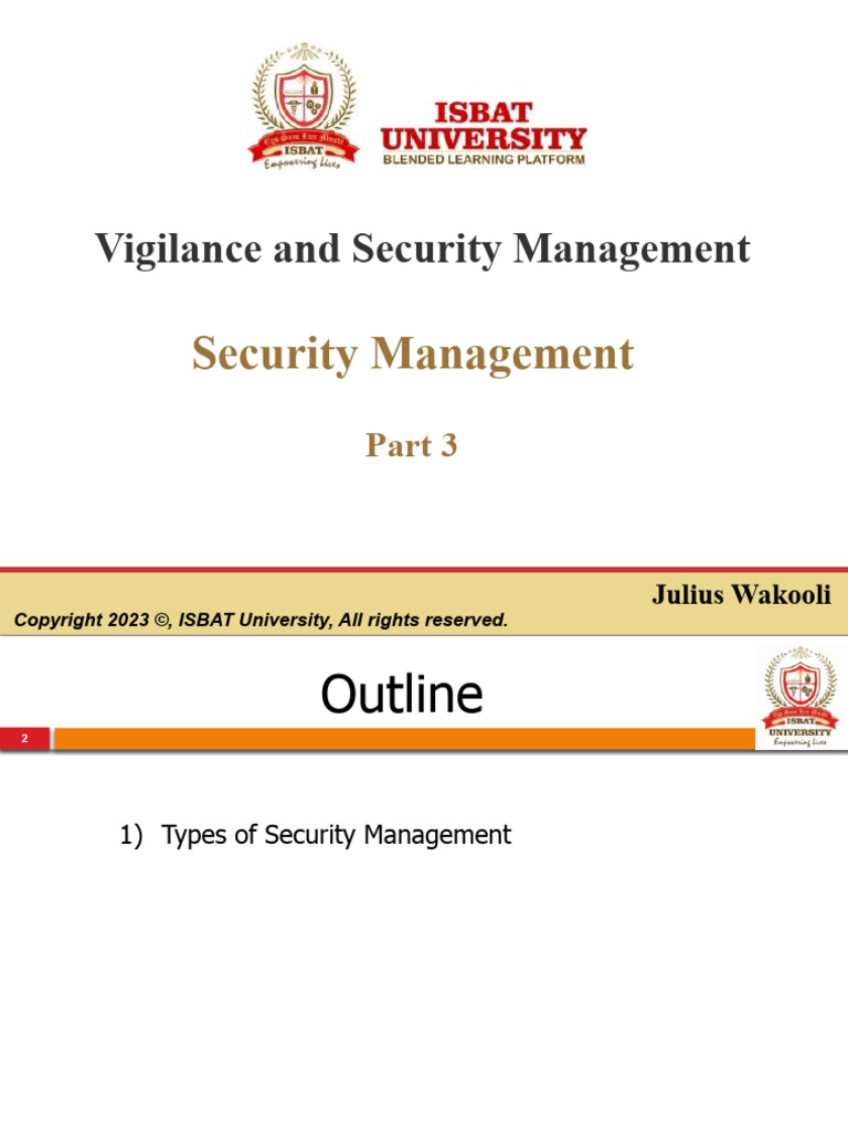 4b - Security Management - Cyber Security MGT | PDF | Security | Computer Security