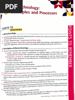 Biotechnology Principles and Processes - Notes | PDF | Molecular ...