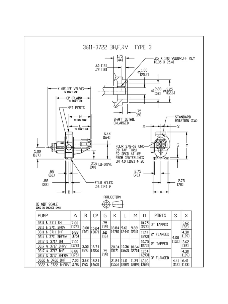 3600SeriesDimensions_small BOMBA ROPER | PDF