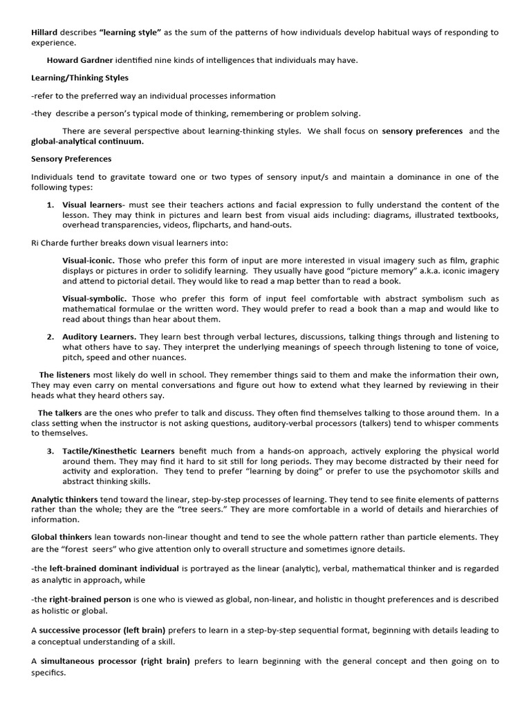 EDUC 2 - Multiple Intelligence | PDF