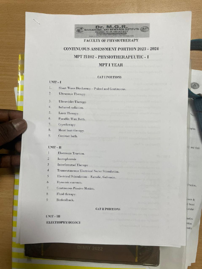 PT 1 Syllabus | PDF