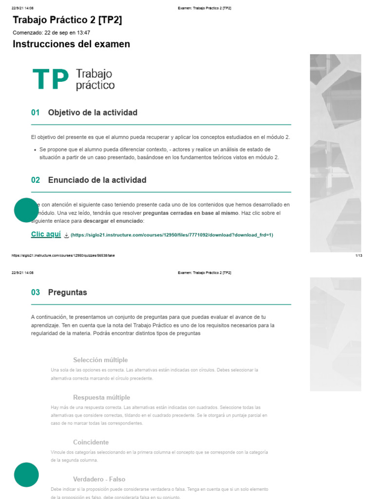 TP2 - PSI211 Prog Asis Int 90% | PDF | Gestión de recursos humanos | Estrés (biología)