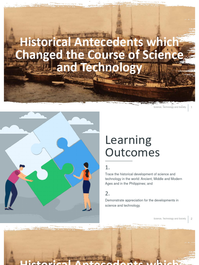 Historical Antecedents Which Changed The Course of Science and ...
