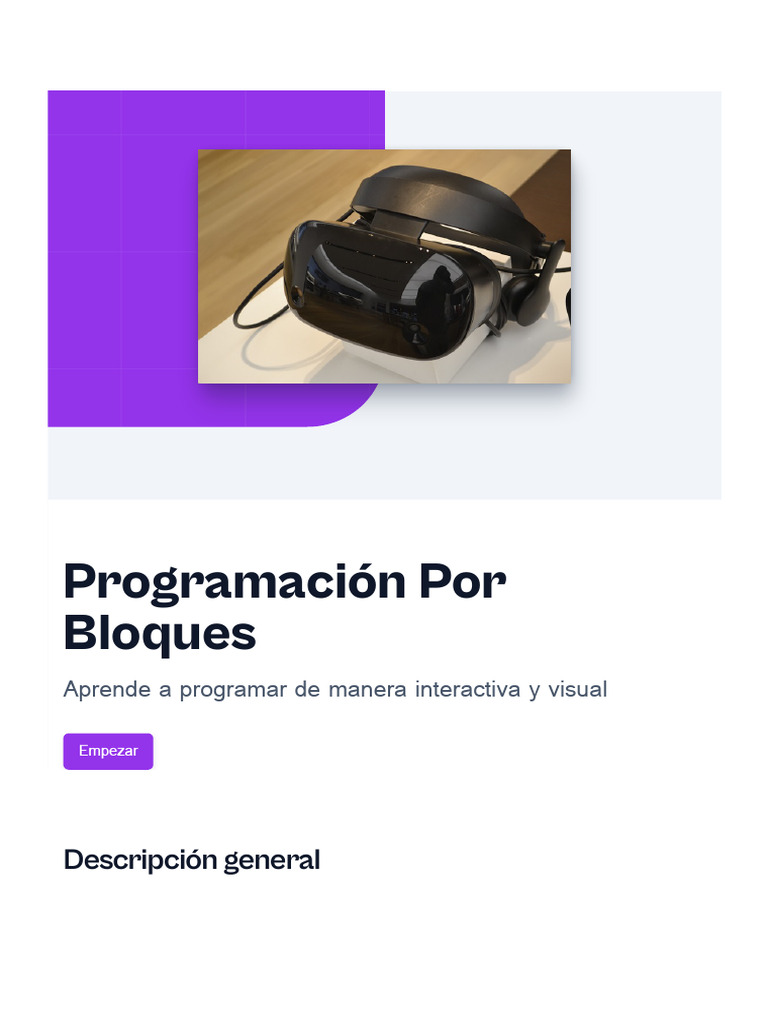Introducción a la Programación por Bloques | PDF | Programación de ...