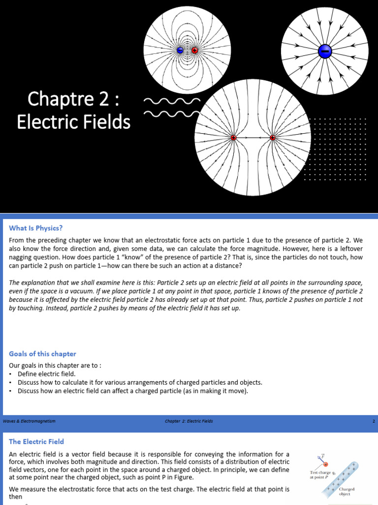 Chapter 2 - Electric Fields | PDF