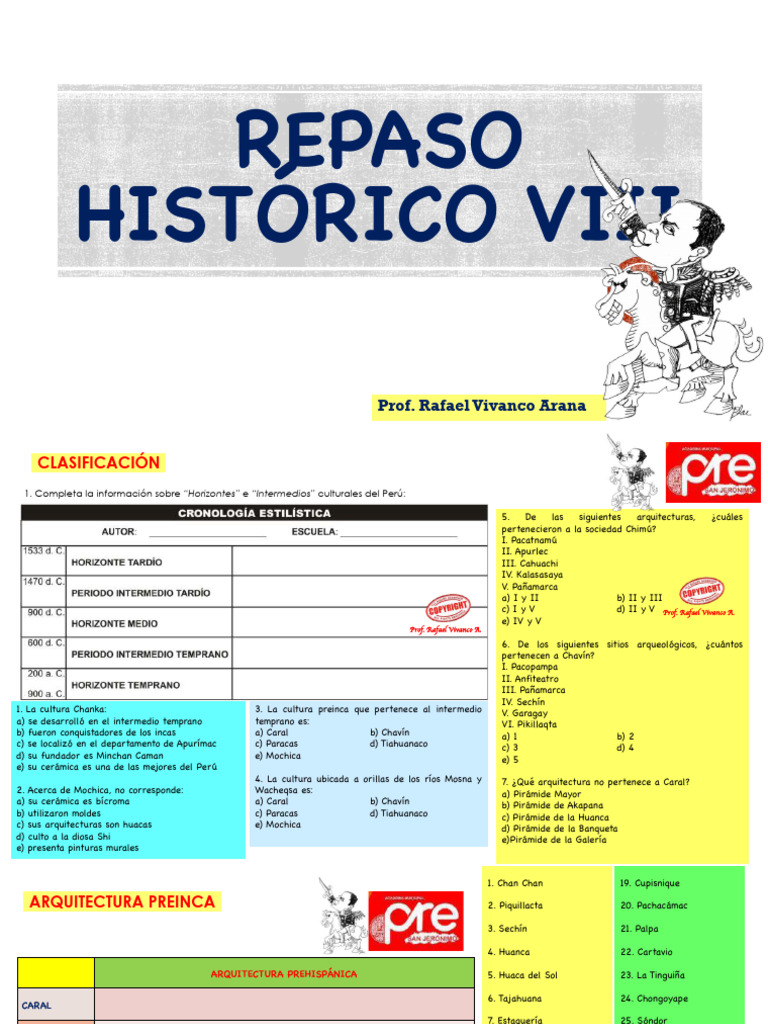 Pre San Jerónimo Repaso Histórico VIII - Compressed | PDF | Arqueología | Perú