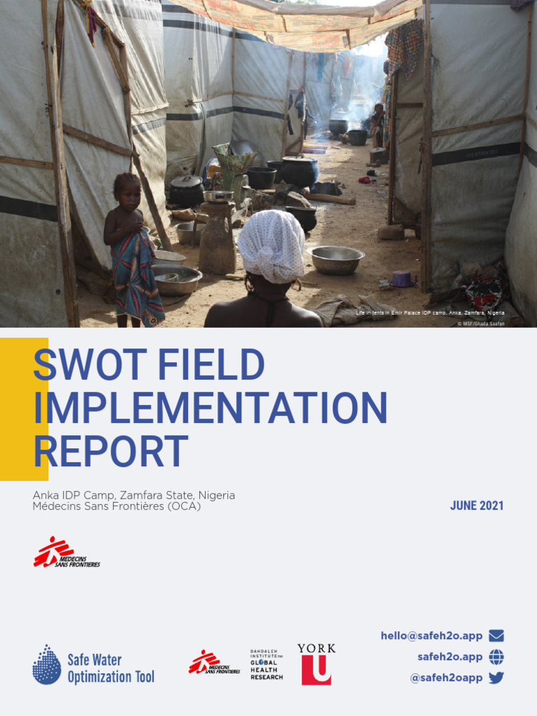 Field Report Anka | PDF | Médecins Sans Frontières | Water