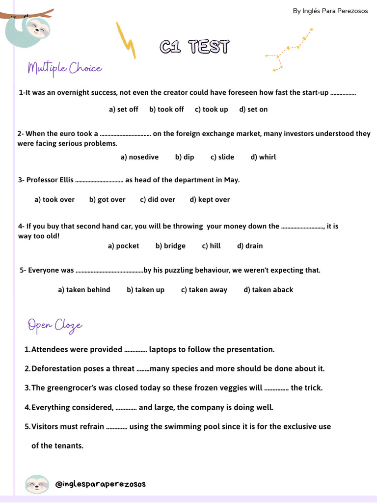 C1 Use of English Practice Test | PDF | History