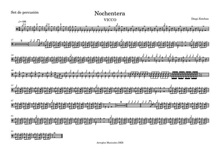 Nochentera Set de Percusioìn | PDF